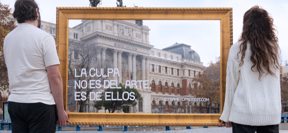 El arte protesta contra los que protestan atacando sus grandes obras ...